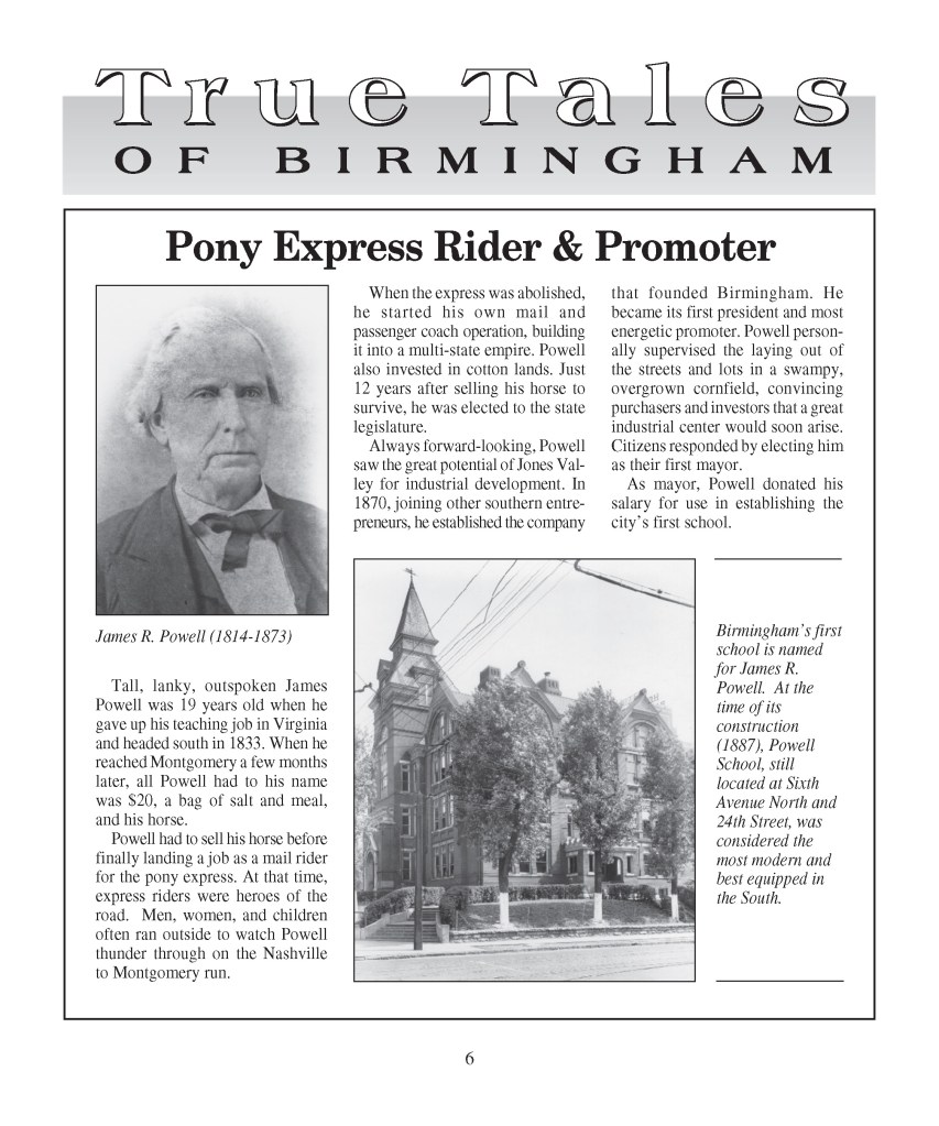 The TRUE TALE of James R Powell | Birmingham Historical Society